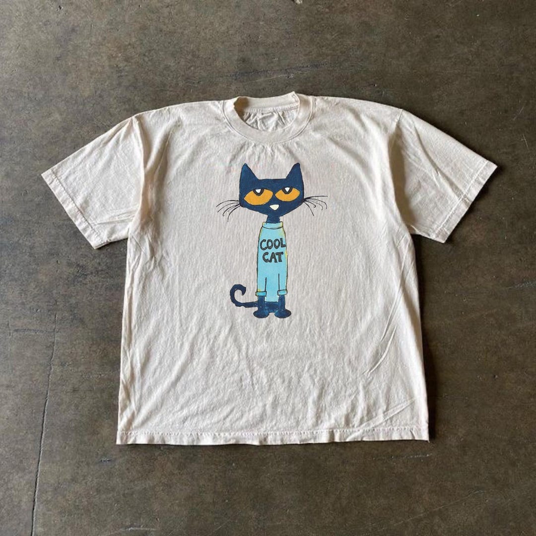Pete the Cat Graphic Tee Shirt, Gift for Teachers, Gift for Her, Pete ...