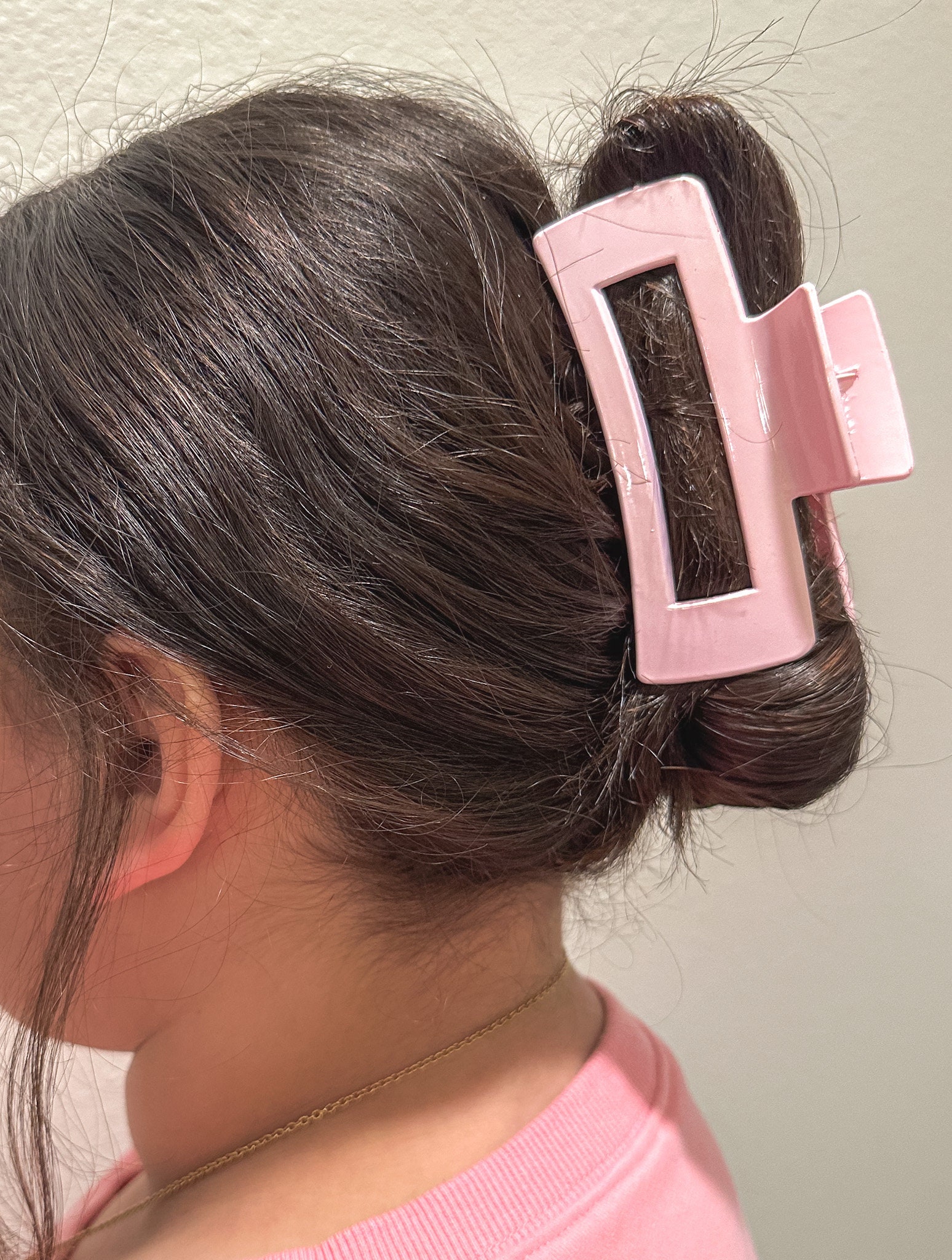 Set of 3 Pearled Pink Clips, Barbie Clips, Pearled Clip, Large Clip ...