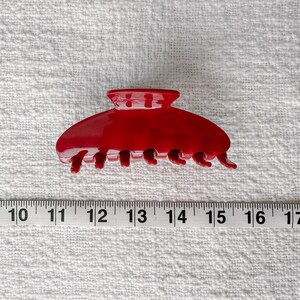 Red Hair Clip, Vintage Hair Clip, Red Hair Accessories, 80's Lover Gift ...
