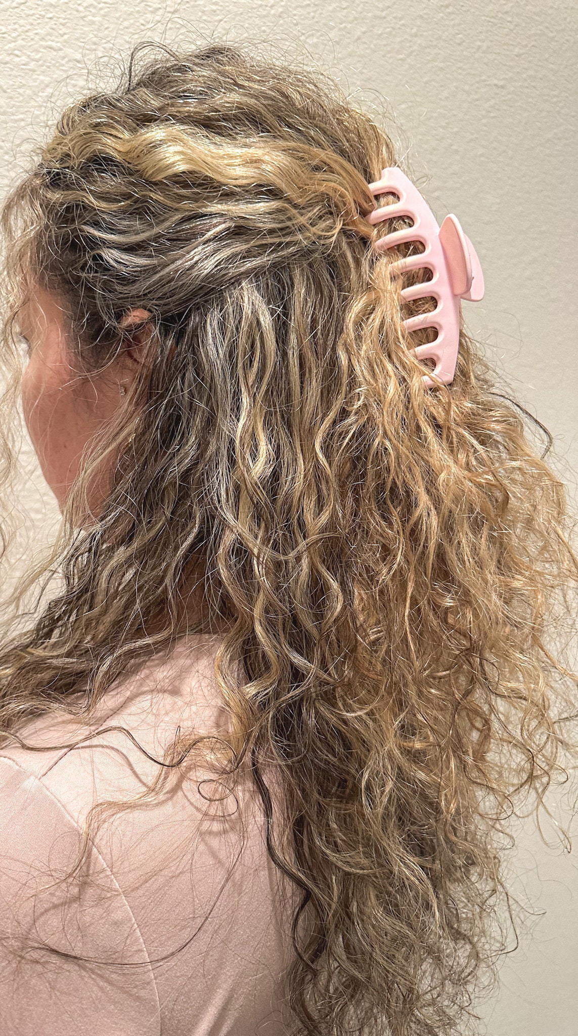 Set of 3 Pearled Pink Clips, Barbie Clips, Pearled Clip, Large Clip ...