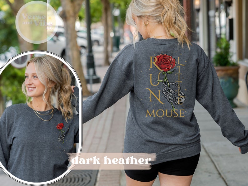 Haunting Adeline Sweatshirt Run Little Mouse Hunting Adeline Merch Zade ...