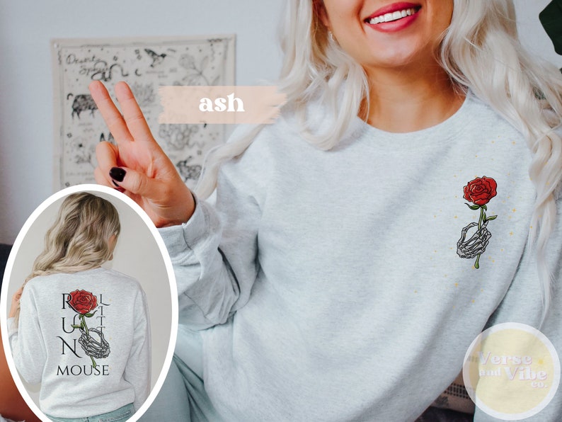 Haunting Adeline Sweatshirt Run Little Mouse Hunting Adeline Merch Zade ...