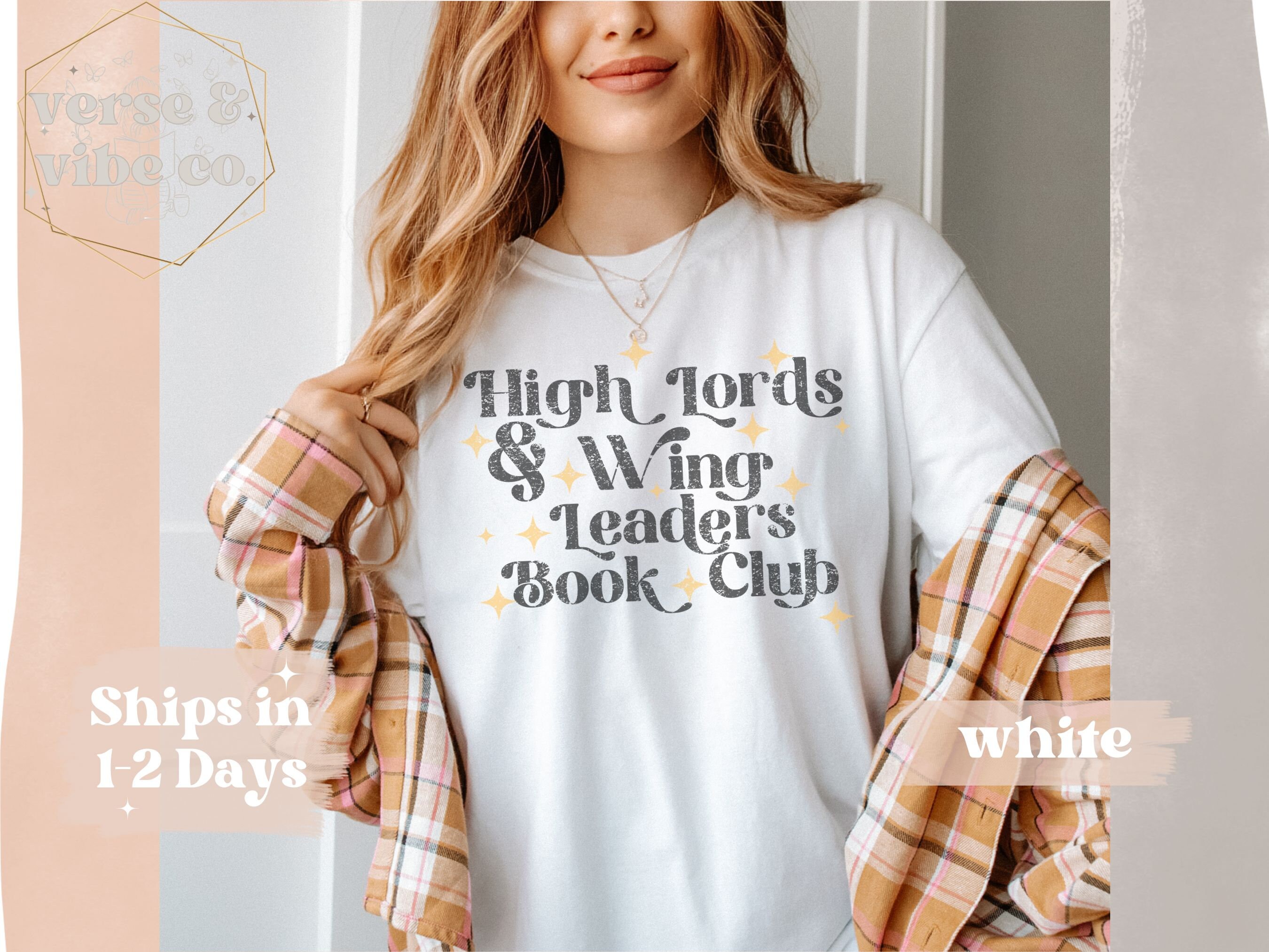 High Lord and Wingleader Book Club Tshirt, Fantasy Bookish Merch, Gift ...