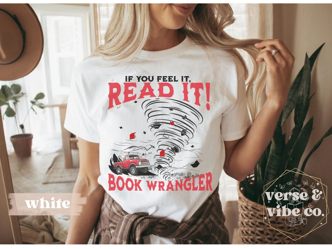 Book Wrangler Shirt Twisters Tornado Retro Western Book Lover Shirt ...