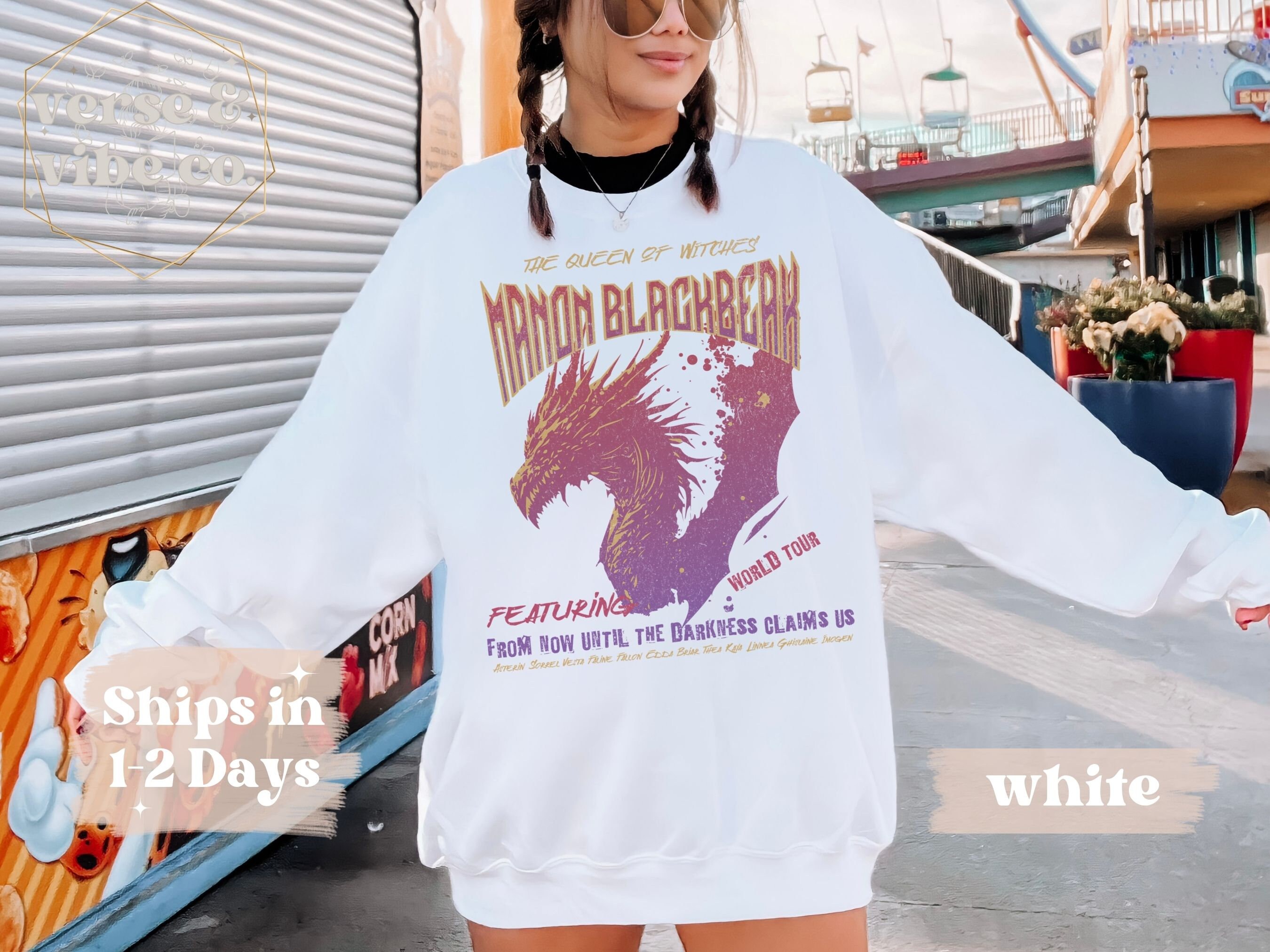 Manon Blackbeak Sweatshirt the Thirteen World Tour Hoodie Abraxos ...