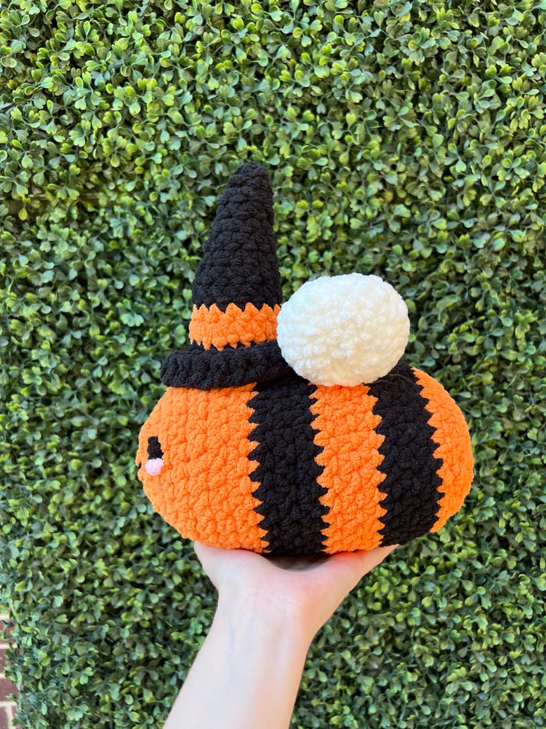 Witch Hat Bee Spooky Halloween Crochet Amigurumi Plush - Etsy