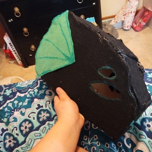 HANDMADE Fursuit Head CARDBOARD FELT - Etsy