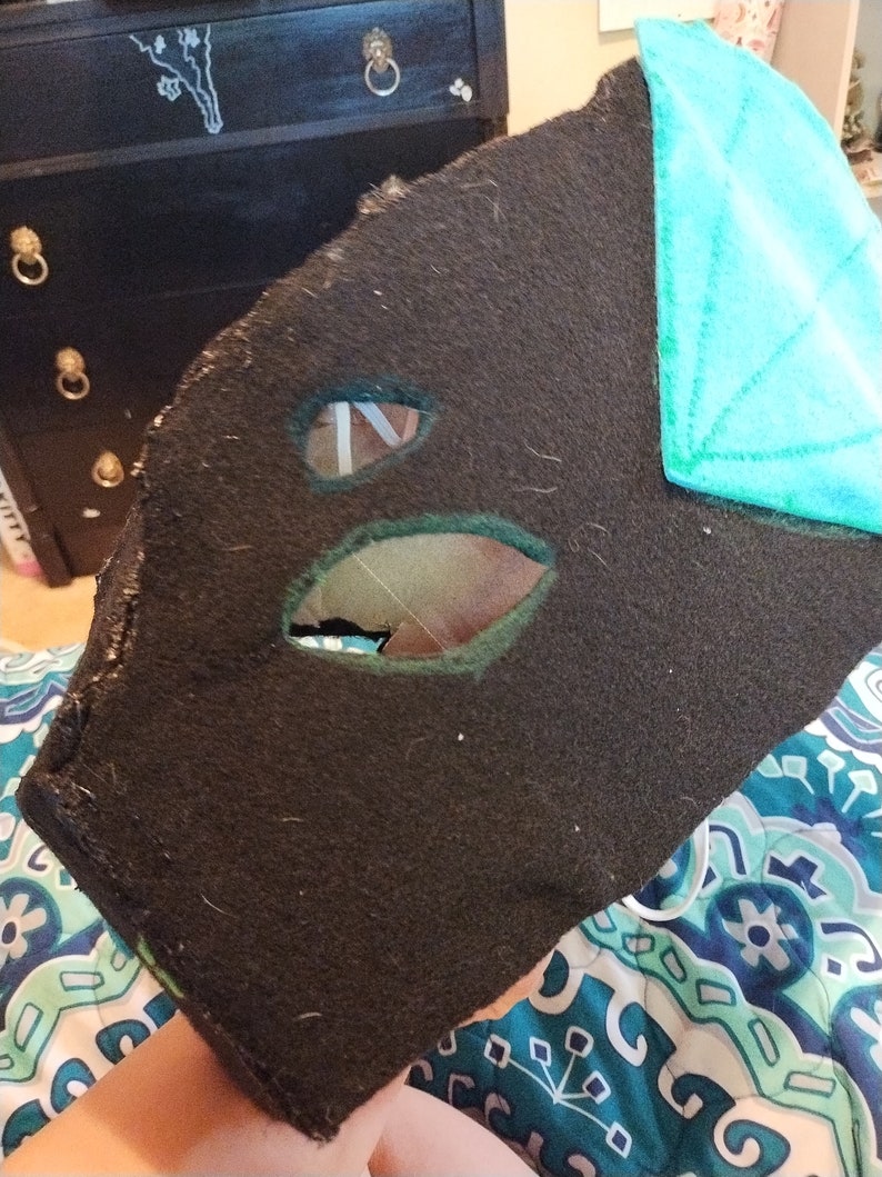 HANDMADE Fursuit Head CARDBOARD FELT - Etsy