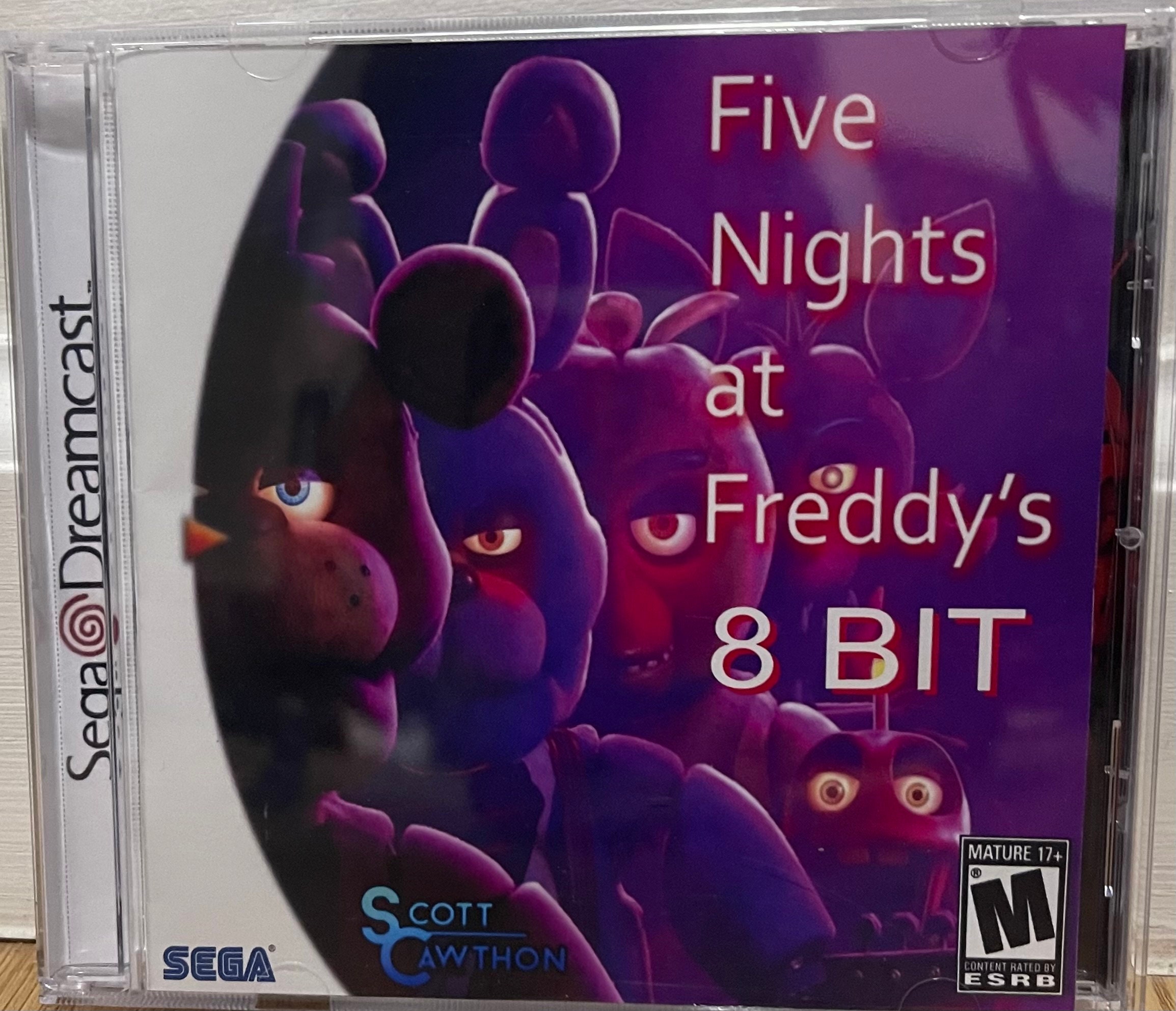 Five Nights at Freddy 8 Bit Dreamcast Game - Etsy