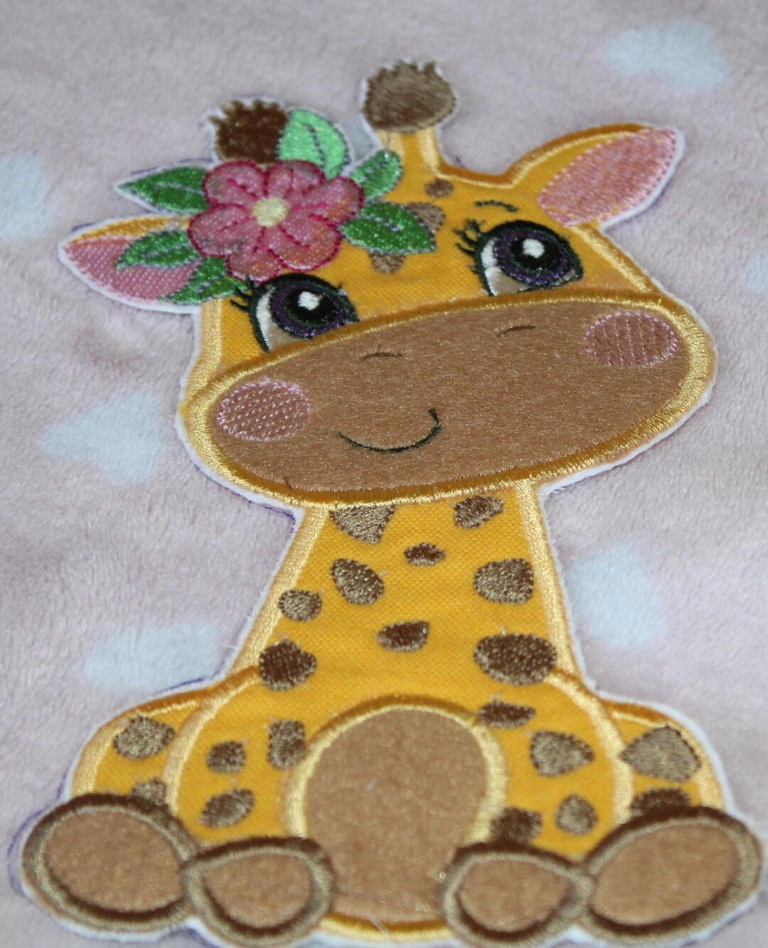 Iron on Patch, Adorable Giraffe Iron-on Patch for Kids, Whimsical Animal Iron-on Patch for ...