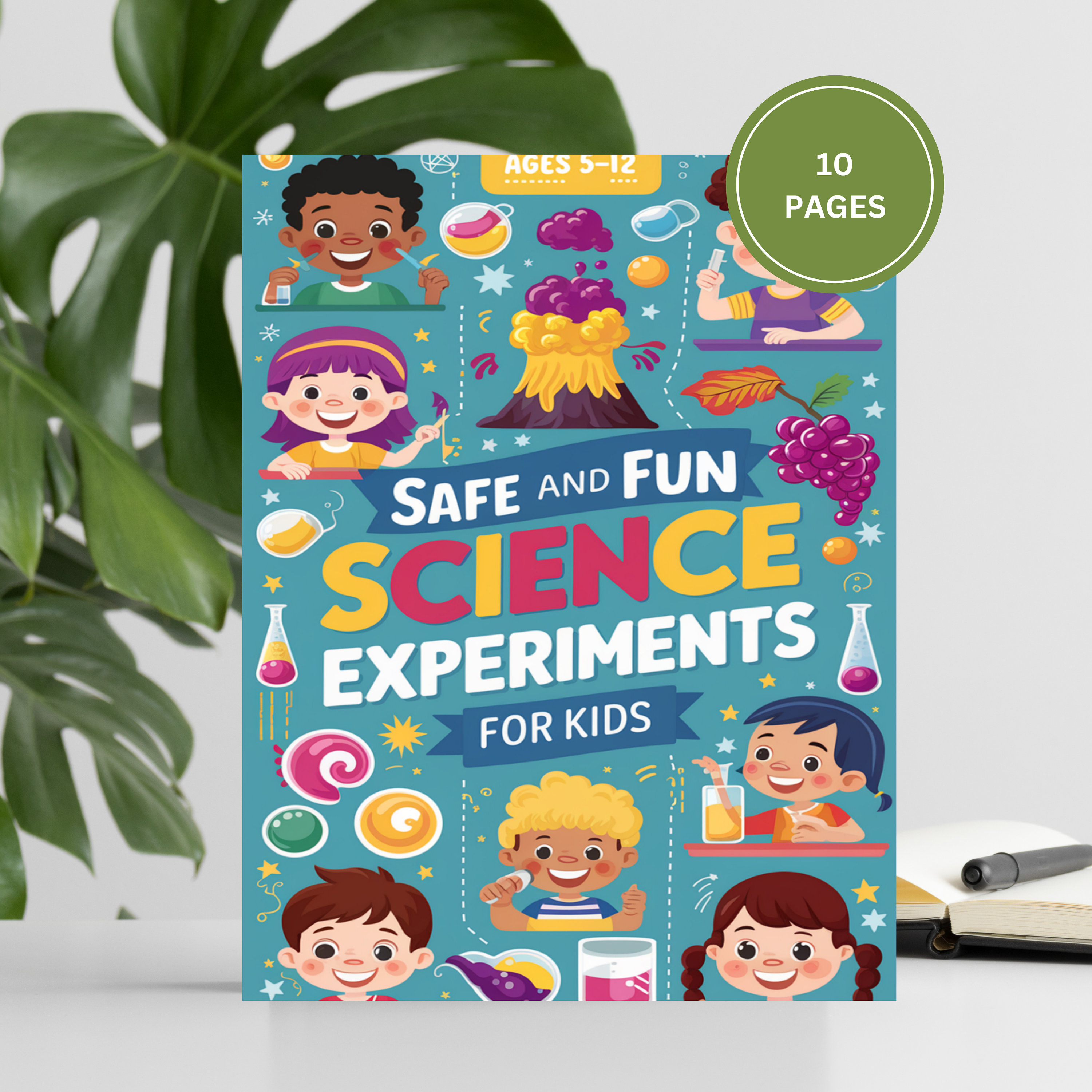 10 Fun & Safe Science Experiments for Kids Easy DIY Activities Digital ...