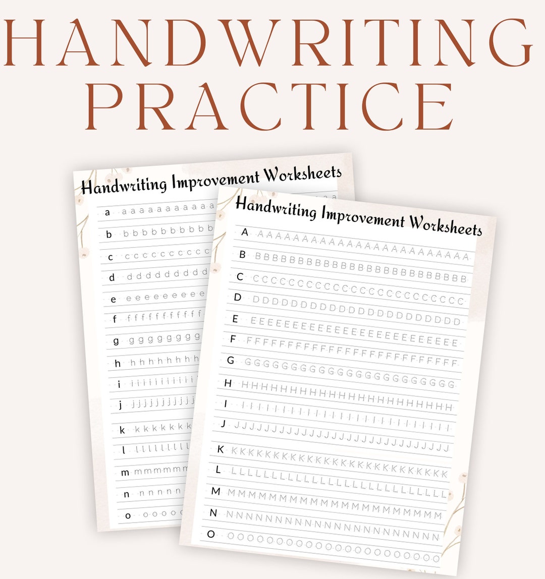 Handwriting Practice Worksheets, Improve Handwriting for Kids and ...
