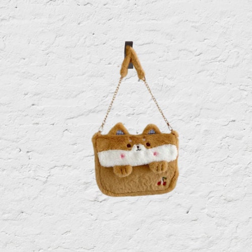 SUPER Adorable Animal Plush Bag Fox, Rabbit, Frog , Bear Bag Precious ...