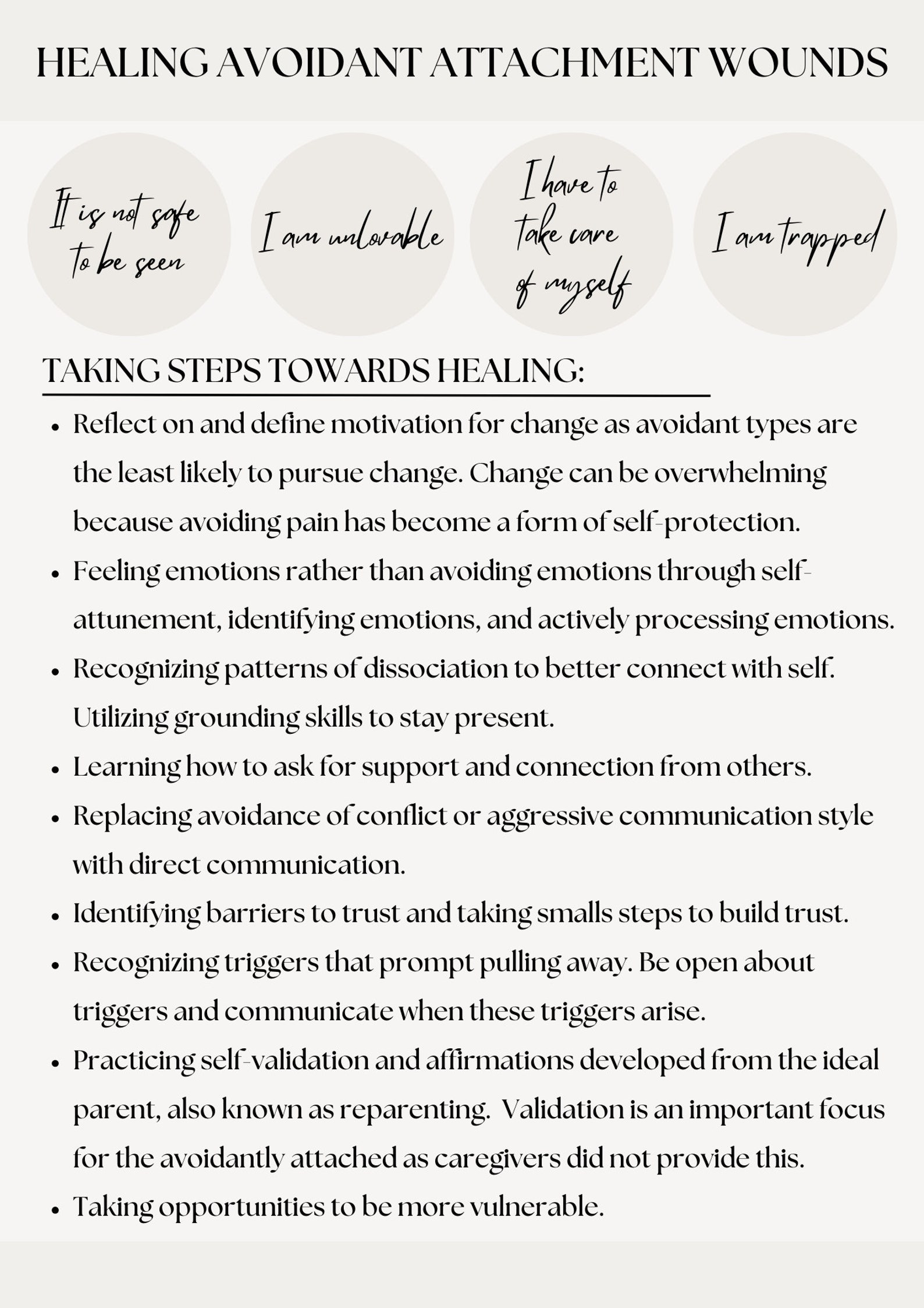 Attachment Wounds Healing: From Survival Strategies to Secure ...