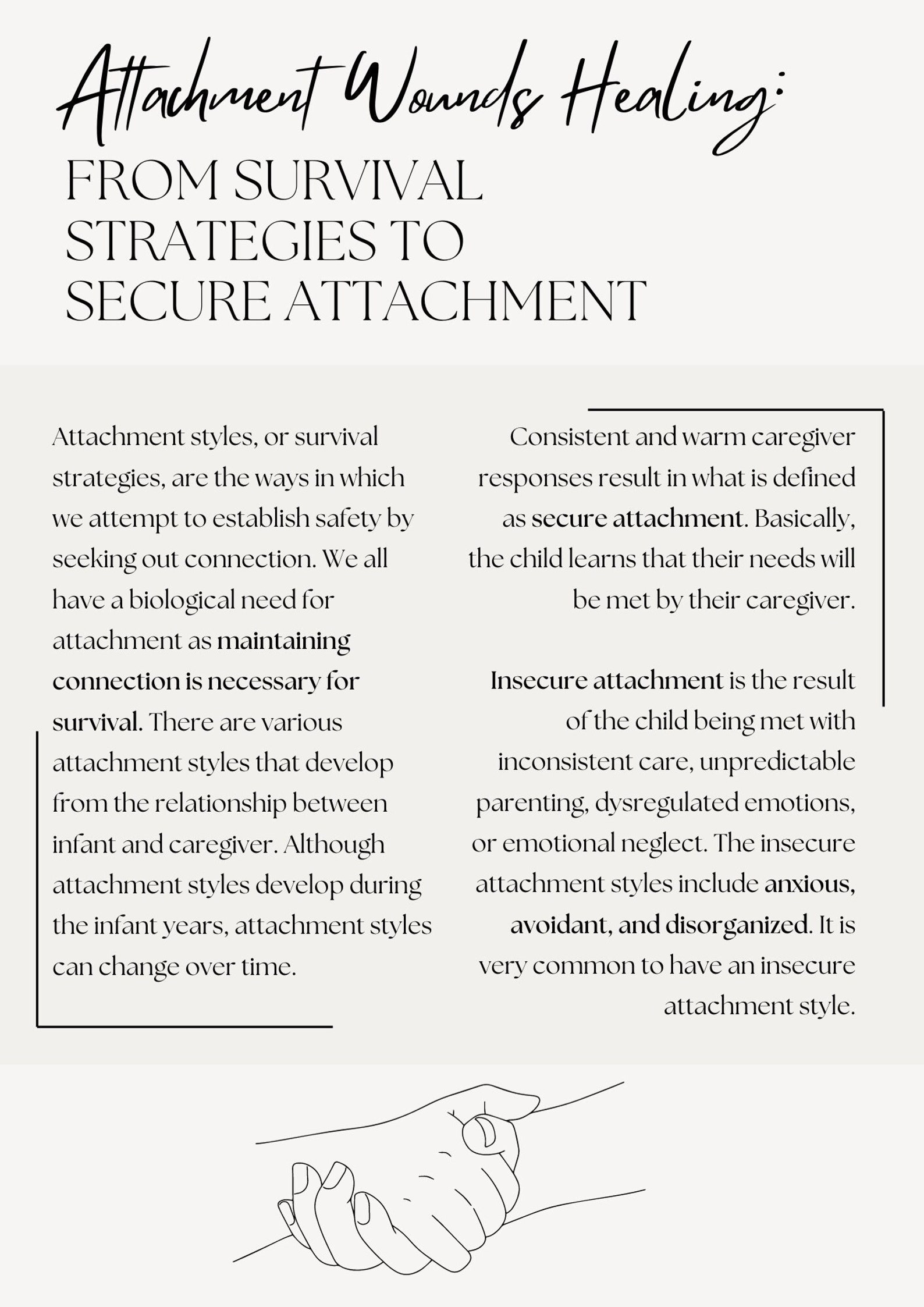 Attachment Wounds Healing: From Survival Strategies to Secure ...