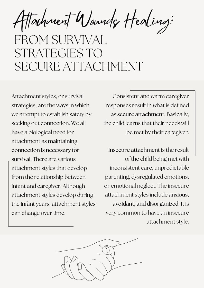 Attachment Wounds Healing: From Survival Strategies to Secure ...