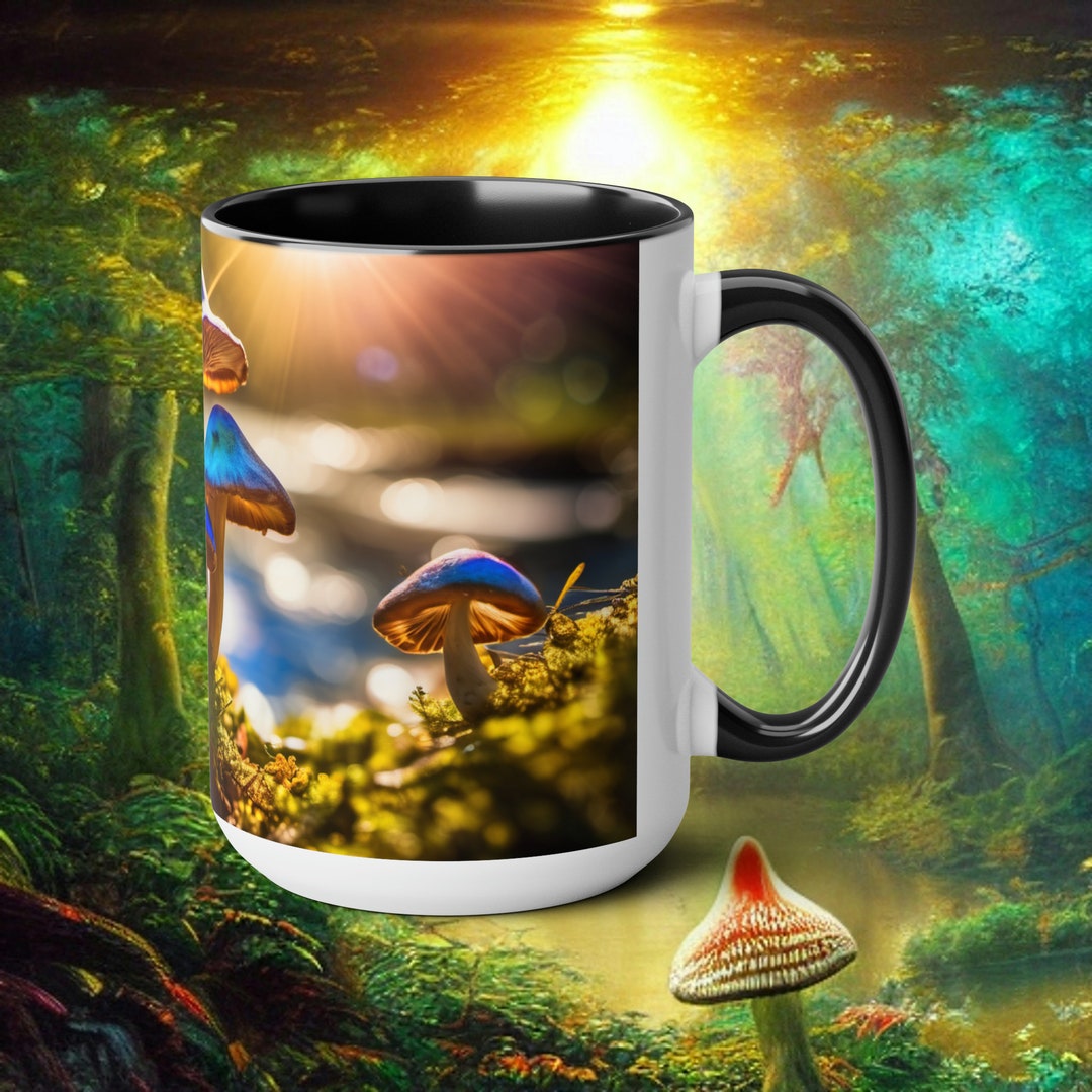 15oz, Fungi Mug, Coffee Mug, Mycologist Mug, Mushroom Gift, Nature ...