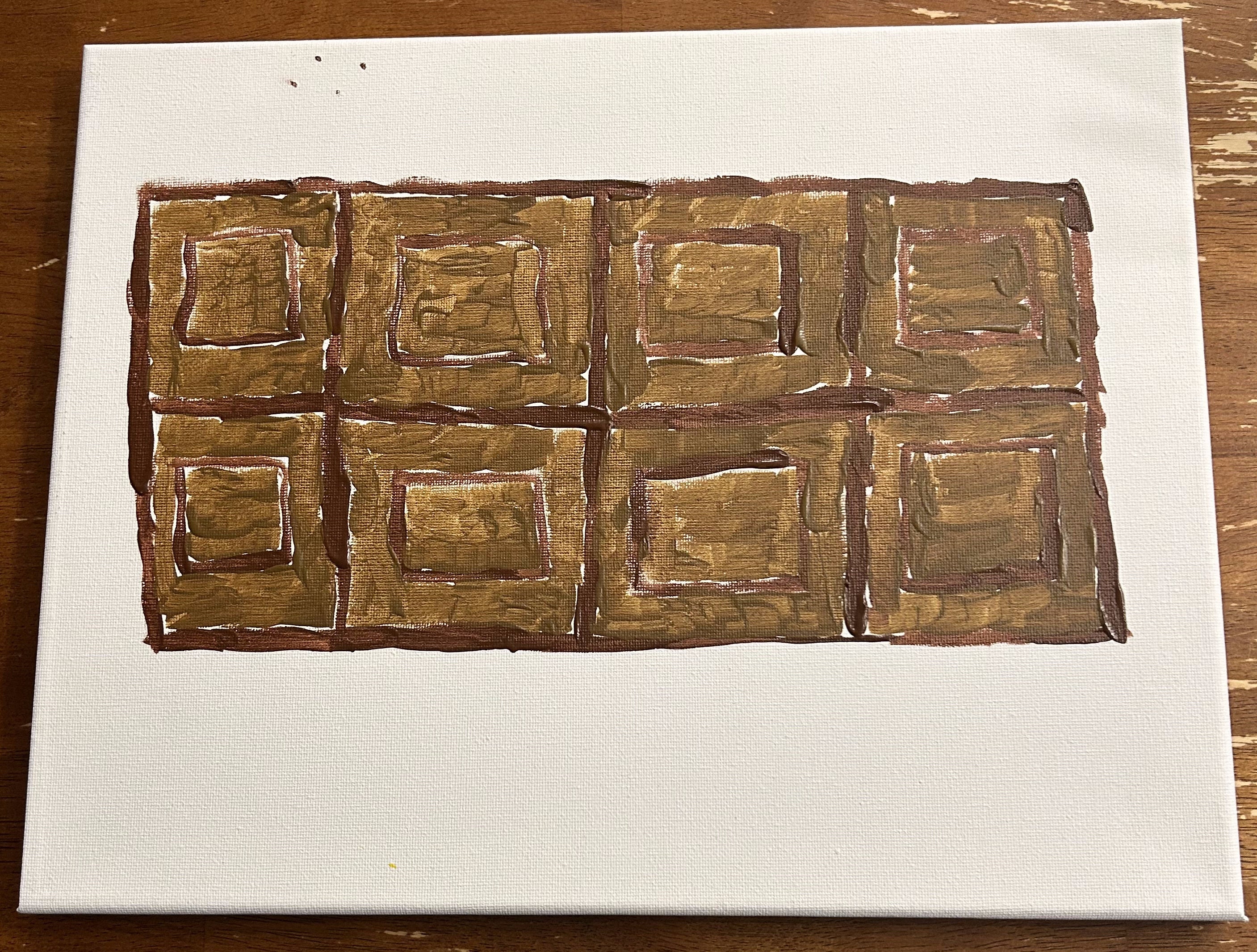 Chocolate Bar Acrylic Painting - Etsy