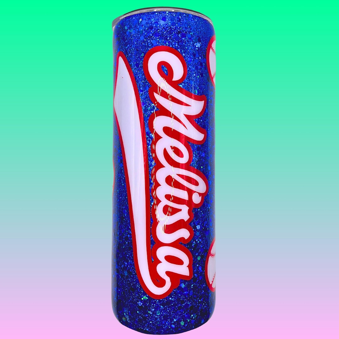 Baseball Sparkle Cup | Baseball Glitter Tumbler | Personalized Glitter ...
