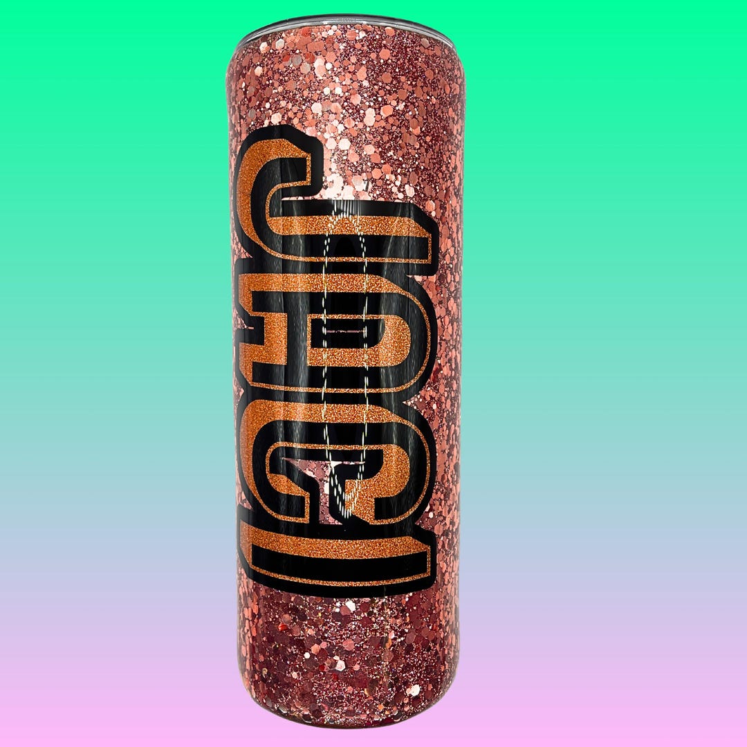 Rose Gold Sparkle Cup | Rose Gold Glitter Tumbler | Personalized ...