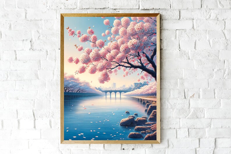 Spring Bloom - Cherry Blossoms Collection. Digital Art to Download - Etsy