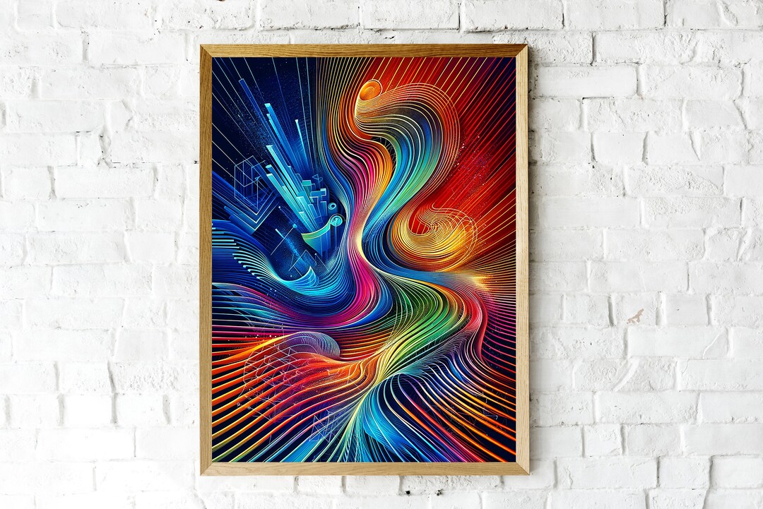Waveforms - Art Inspired by Waves. Digital Art Download - Etsy