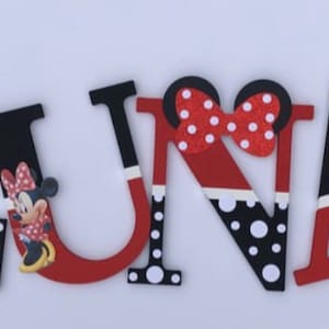 Party Minnie Mouse Decorative Nursery Party Letters Fun Decoration for ...