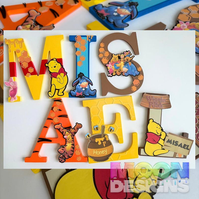 Classic Pooh Letters - Etsy