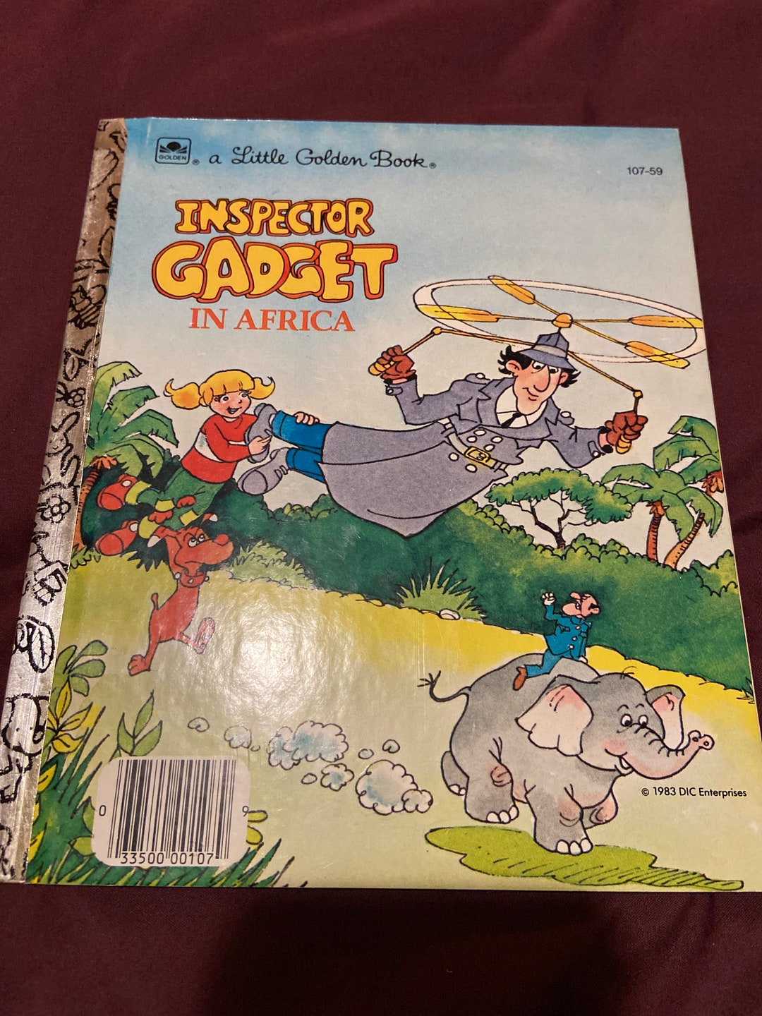 A Little Golden Books "inspector Gadget in Africa" & the Fire Fighters ...