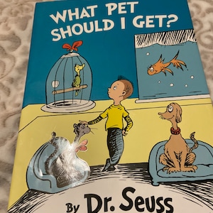 What Pet Should I Get? by Dr. Seuss - Etsy