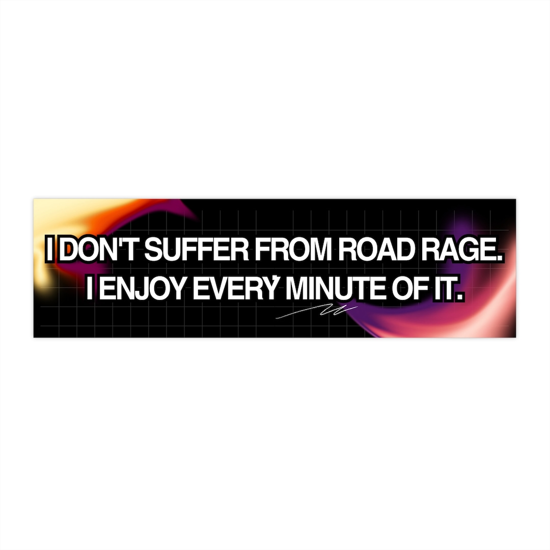 Road Rage Bumper Stickers - Etsy