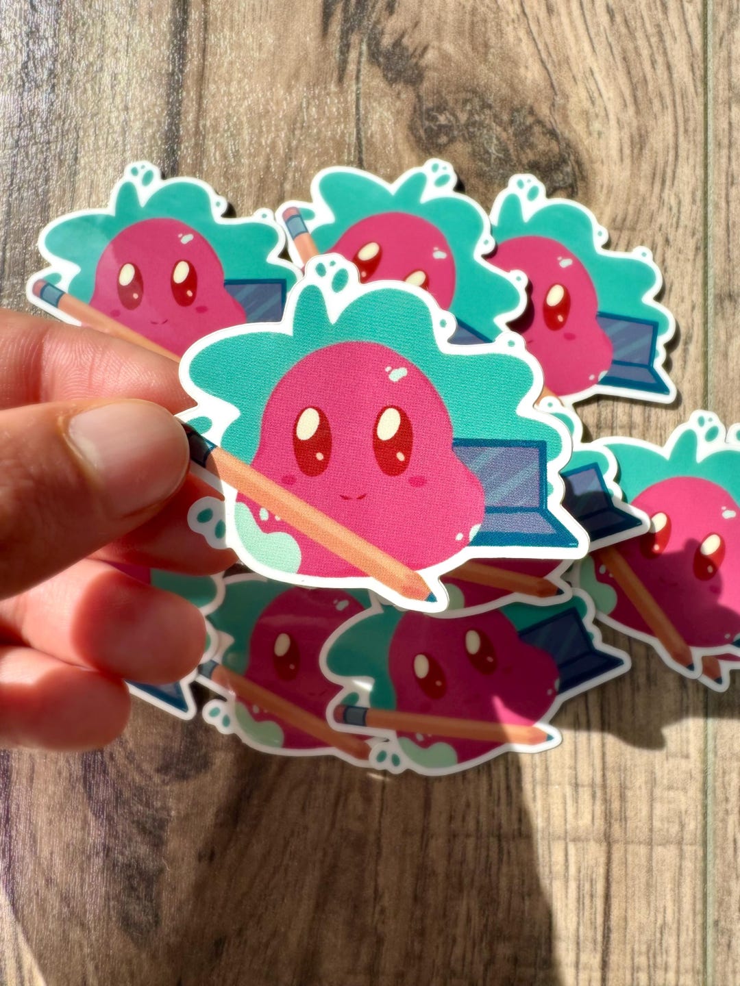 Hand Drawn Sticker - Cute Artsy Blob - Etsy
