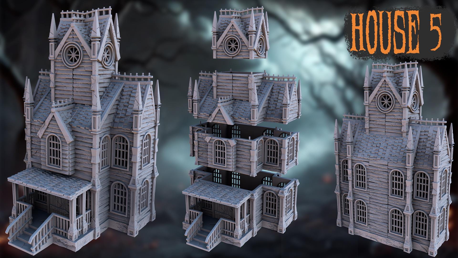Vampire Village 28mm STL Files for D&D - Digital Download for 3D ...