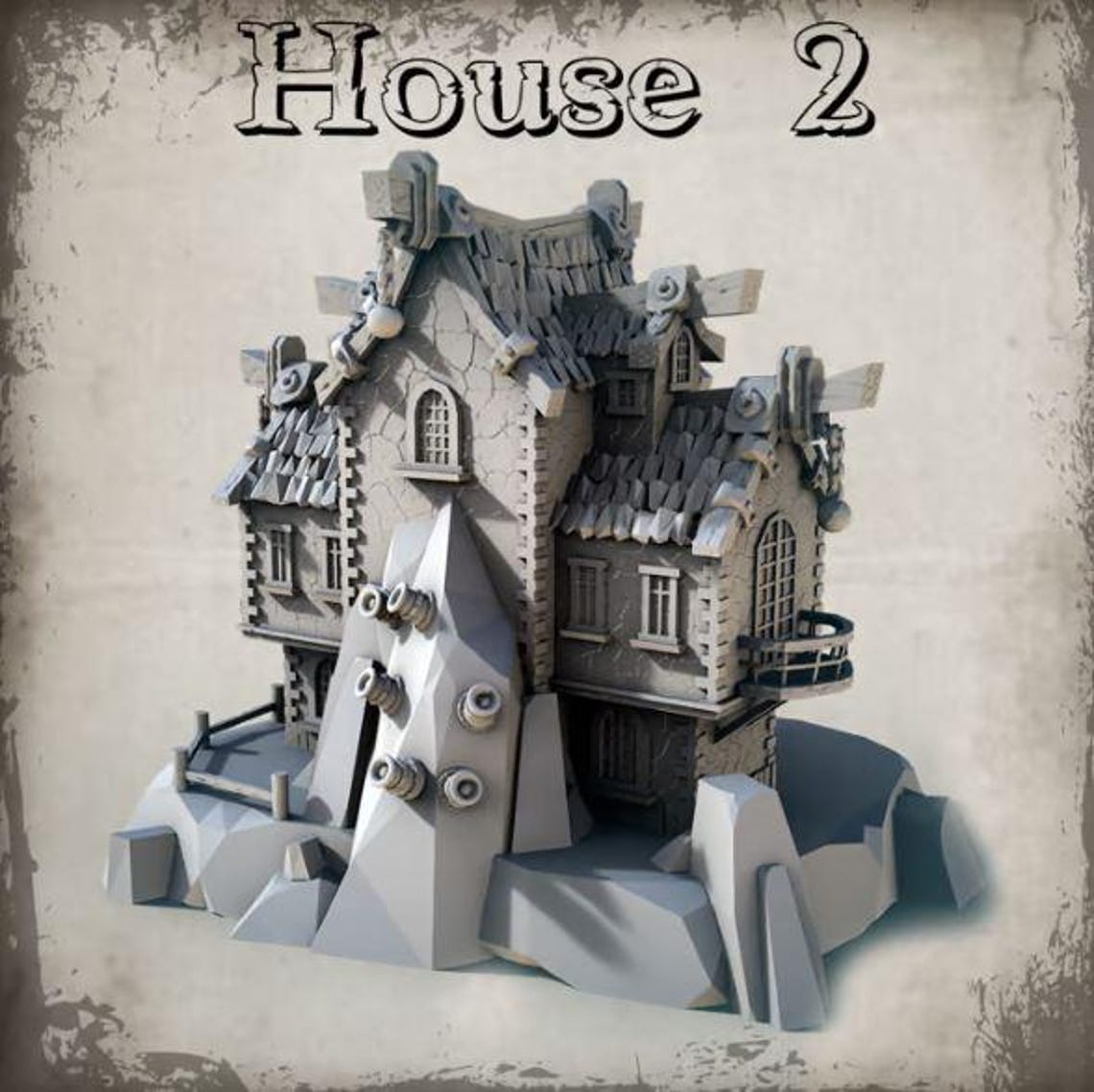 Pirate Tabletop RPG Terrain - Pirate Town - Dungeons and Dragons ...