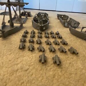 Magnetic Modular Pirate Ship: 3D Printed Dnd Tabletop Model - Etsy