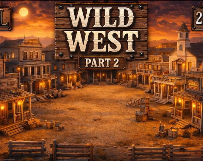 Tabletop RPG Terrain - Wild West Train Station - Dungeons and Dragons ...