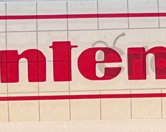Nintendo Logo Decal - Etsy