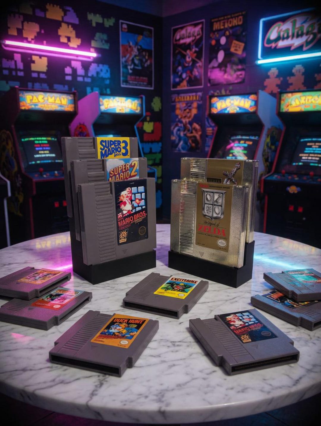 Retro NES Game Display Stand - Etsy