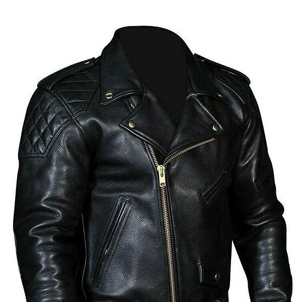 Black Leather Police Jacket - Etsy