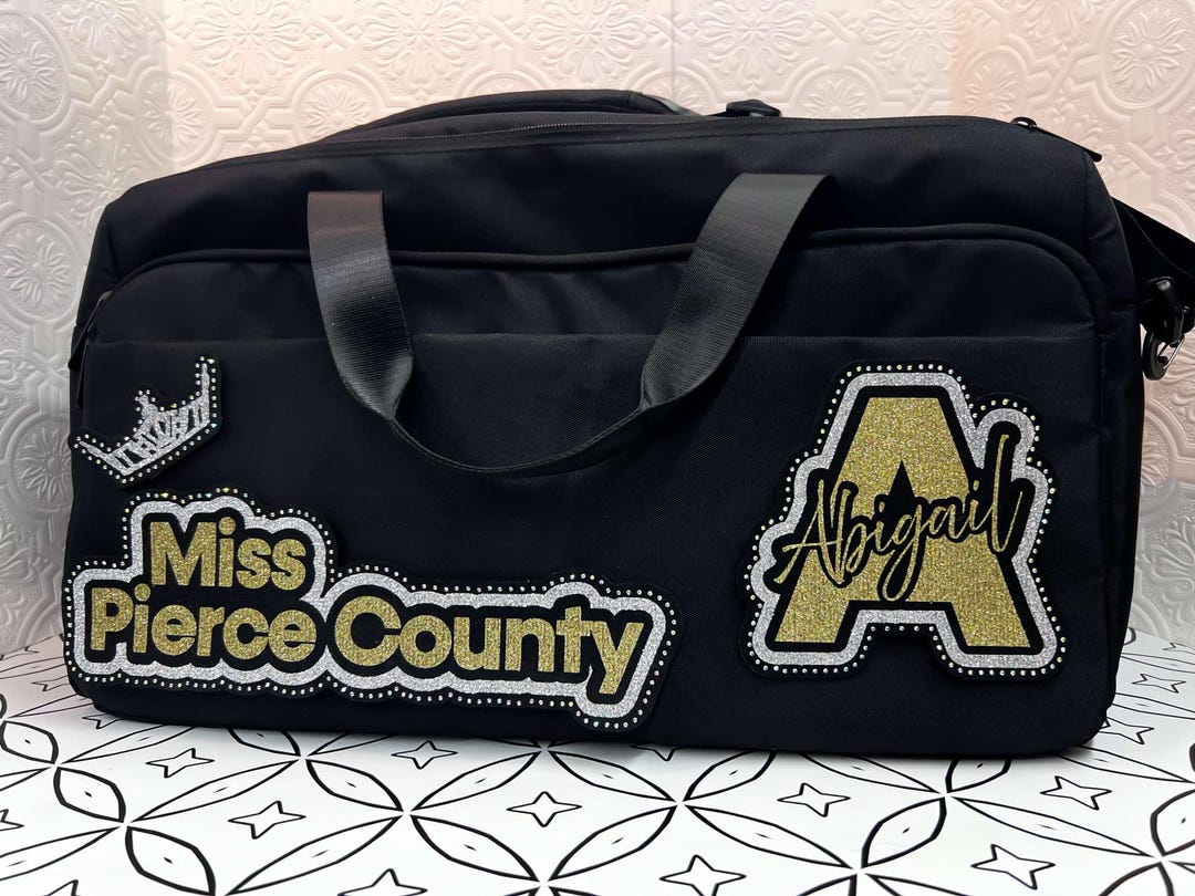 Custom Pageant Traveler Duffel | Titleholder Duffle Bag | Pageant Gift ...