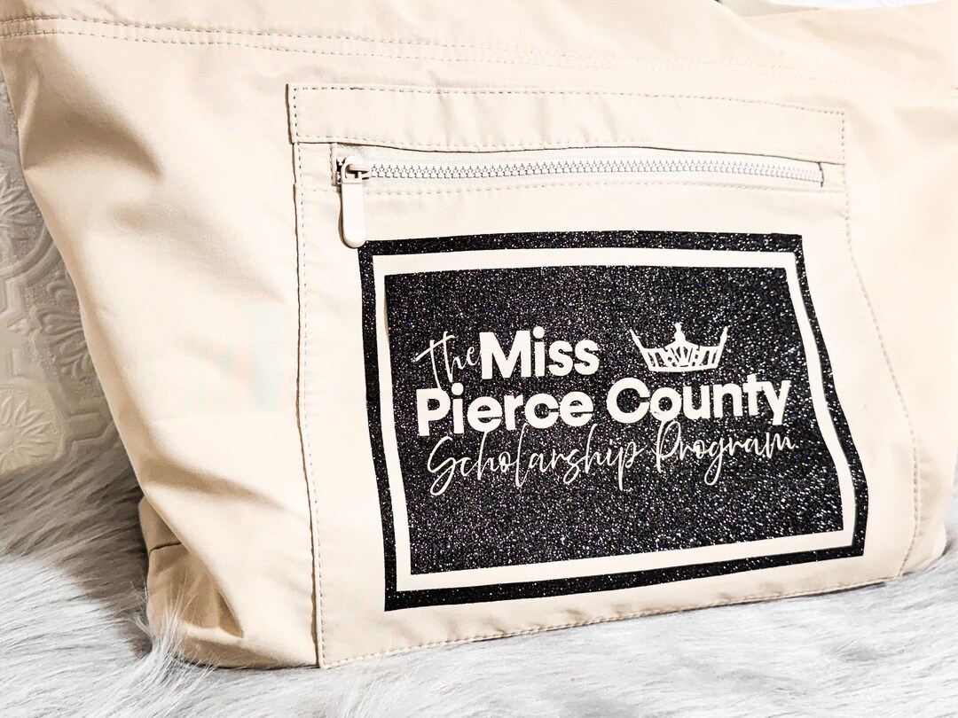 Custom Pageant Tote | Local Organization Tote Bag | Pageant Gift ...