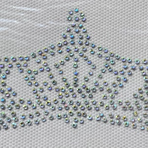 MAO State Titleholder Rhinestone Crown Transfer | Rhinestone Transfer ...