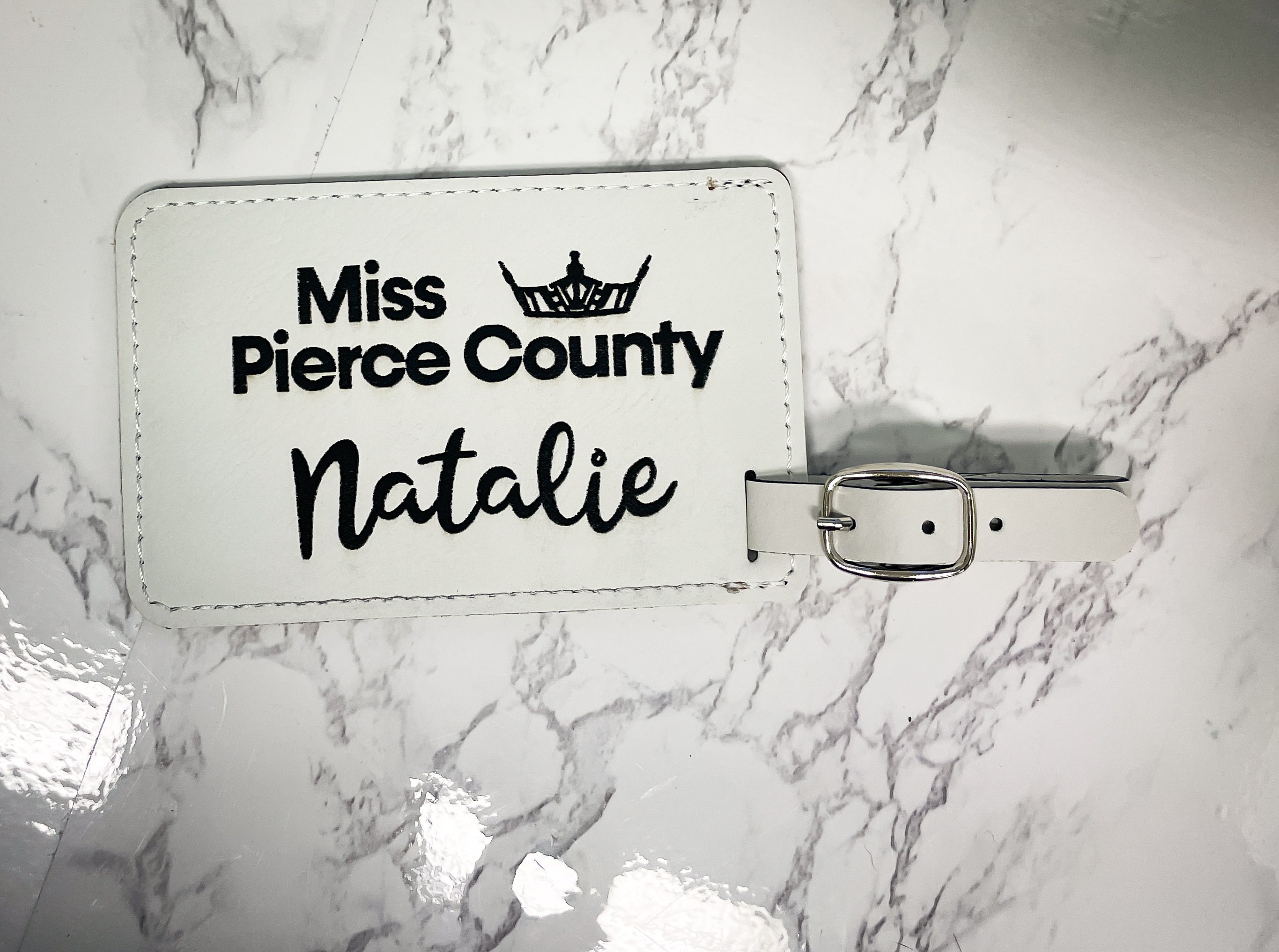 Personalized Pageant Luggage Tag MAO Luggage Tag Laser Engraved ...