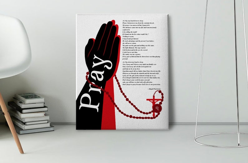 Pray Poem Digital Wall Art - Etsy