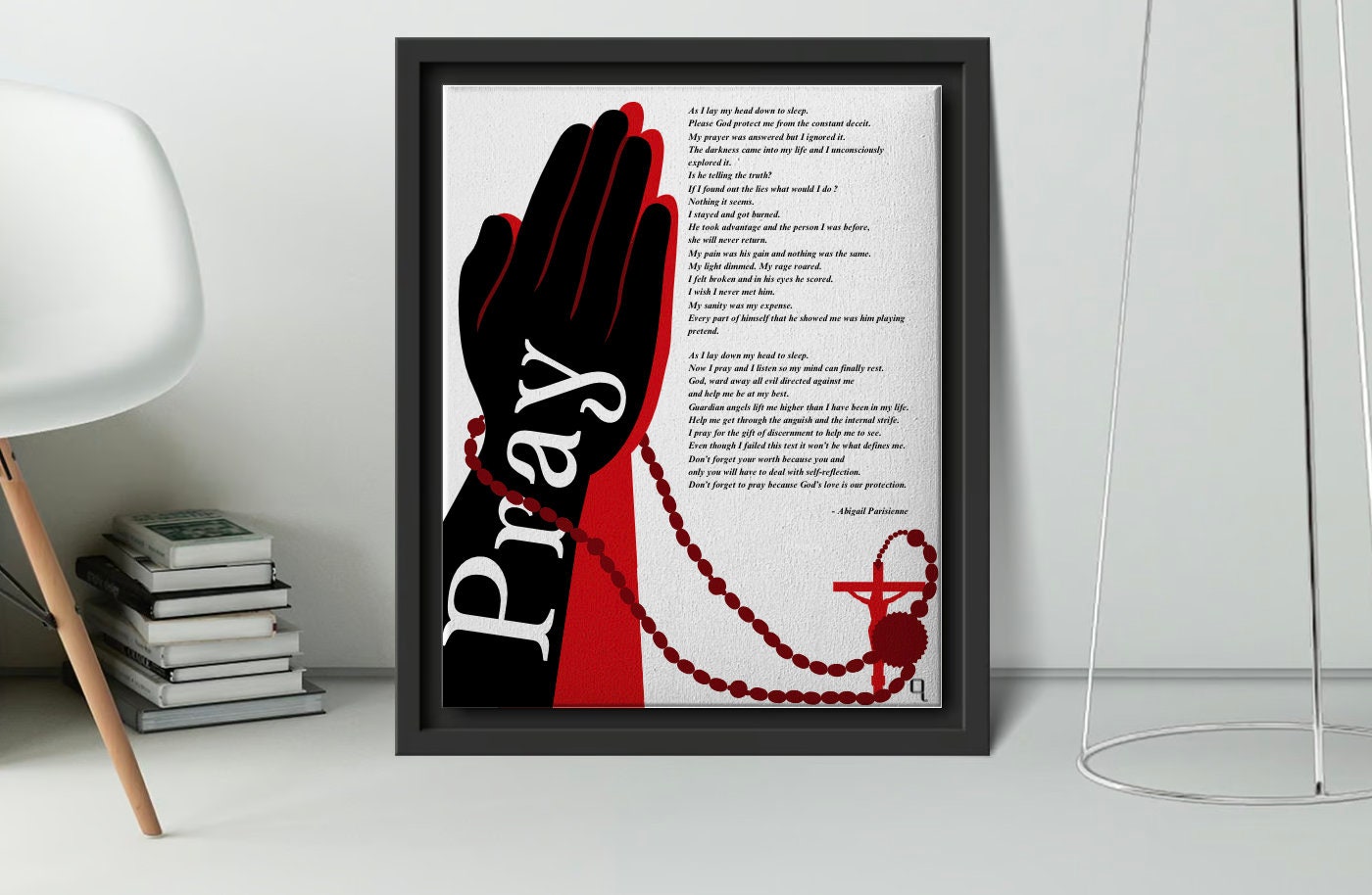 Pray Poem Digital Wall Art - Etsy