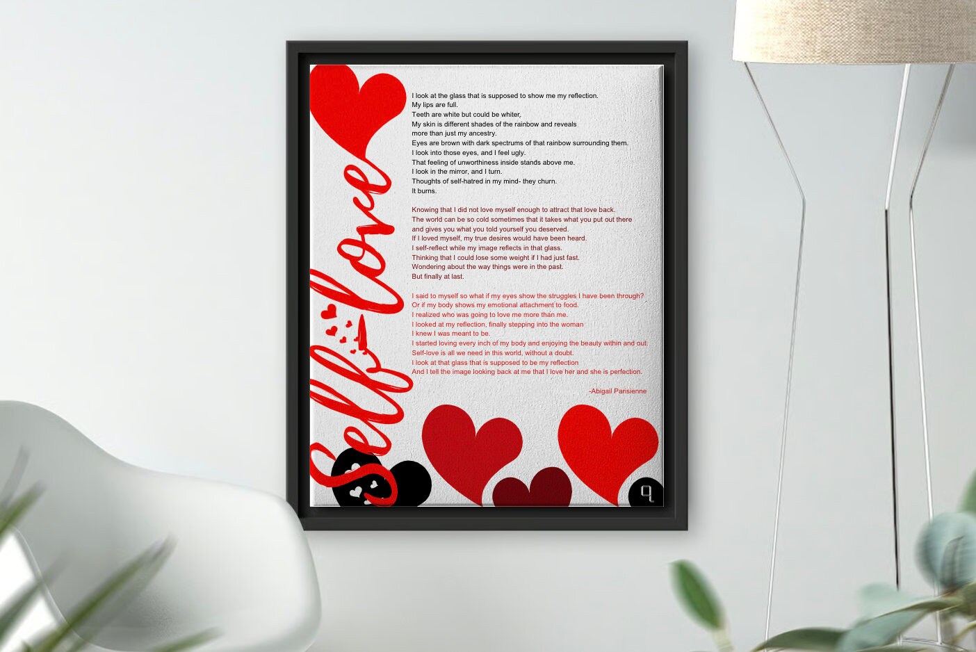 Self Love Poem Digital Wall Art - Etsy