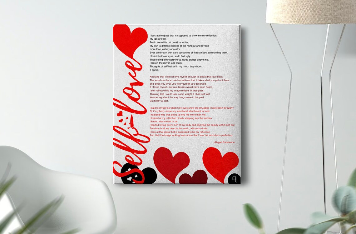 Self Love Poem Digital Wall Art - Etsy