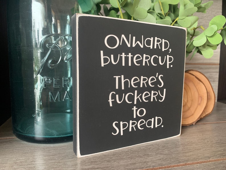 Funny Sweary Wood Sign, Bestie Gift, Made in Iowa - Etsy