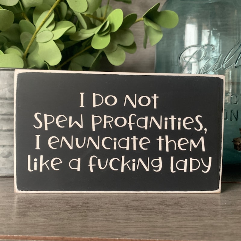 Funny Wooden Signs - Etsy