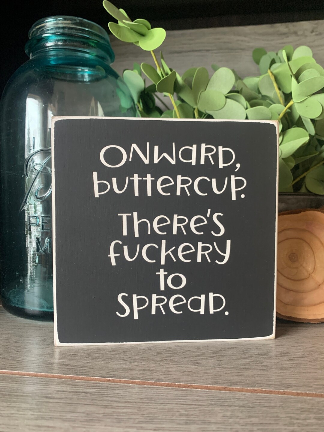 Funny Sweary Wood Sign, Bestie Gift, Made in Iowa - Etsy